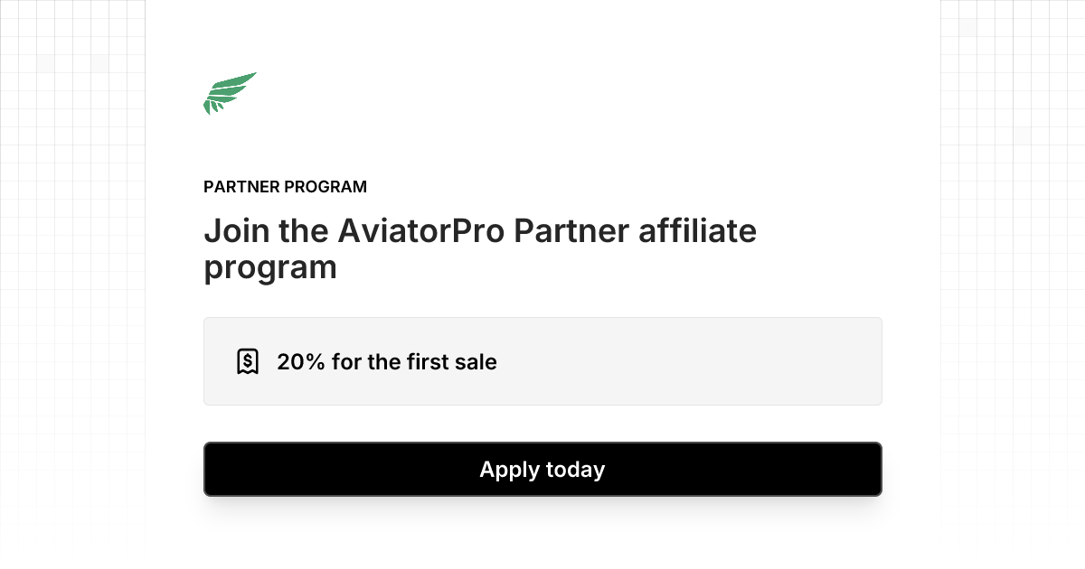 AviatorPro Partner Affiliate Program | Dub