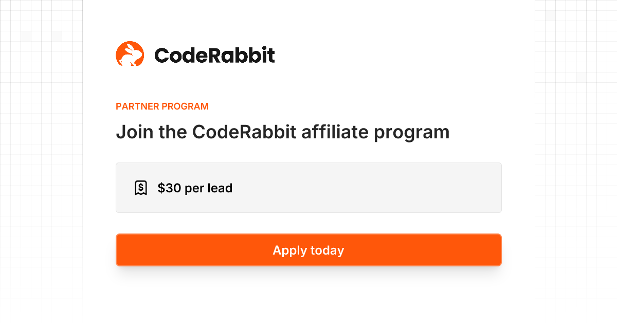 CodeRabbit Affiliate Program | Dub