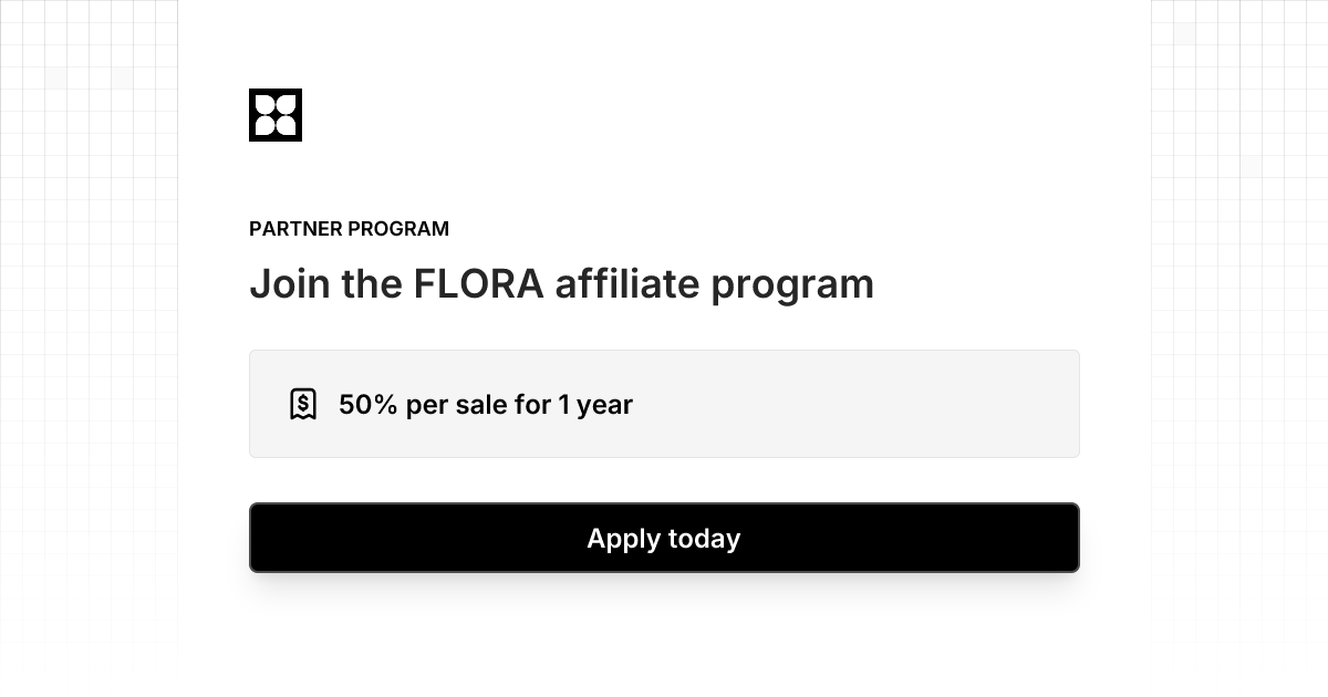 FLORA Affiliate Program | Dub