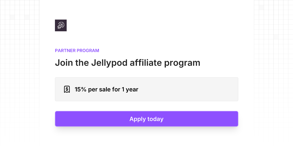 Jellypod Affiliate Program | Dub