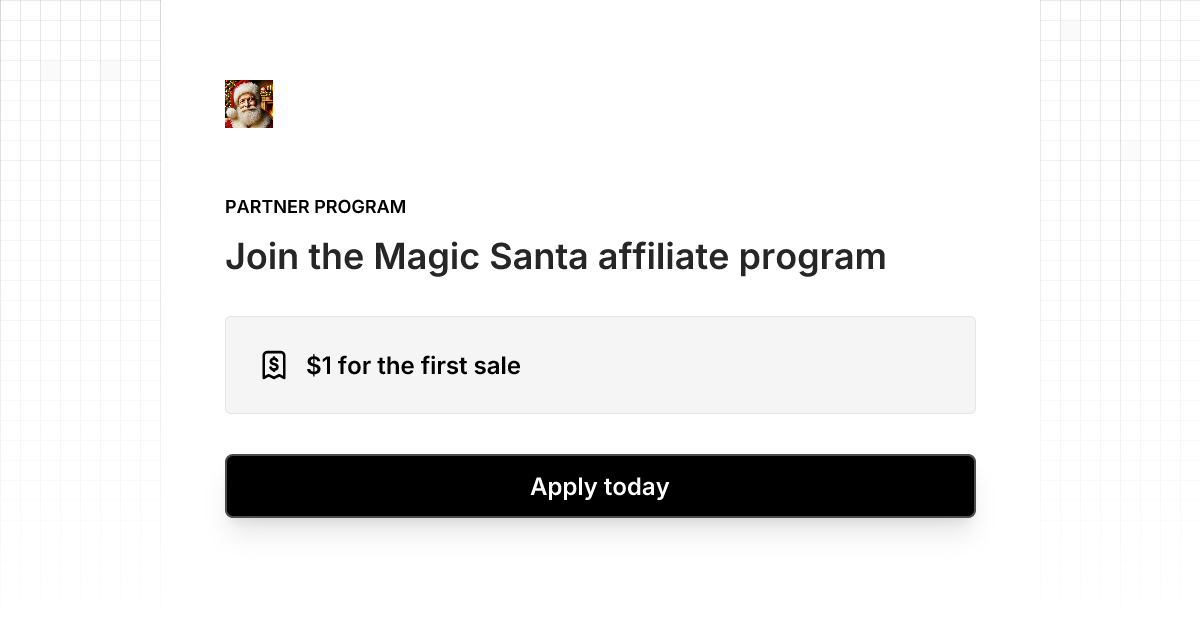 Magic Santa Affiliate Program | Dub