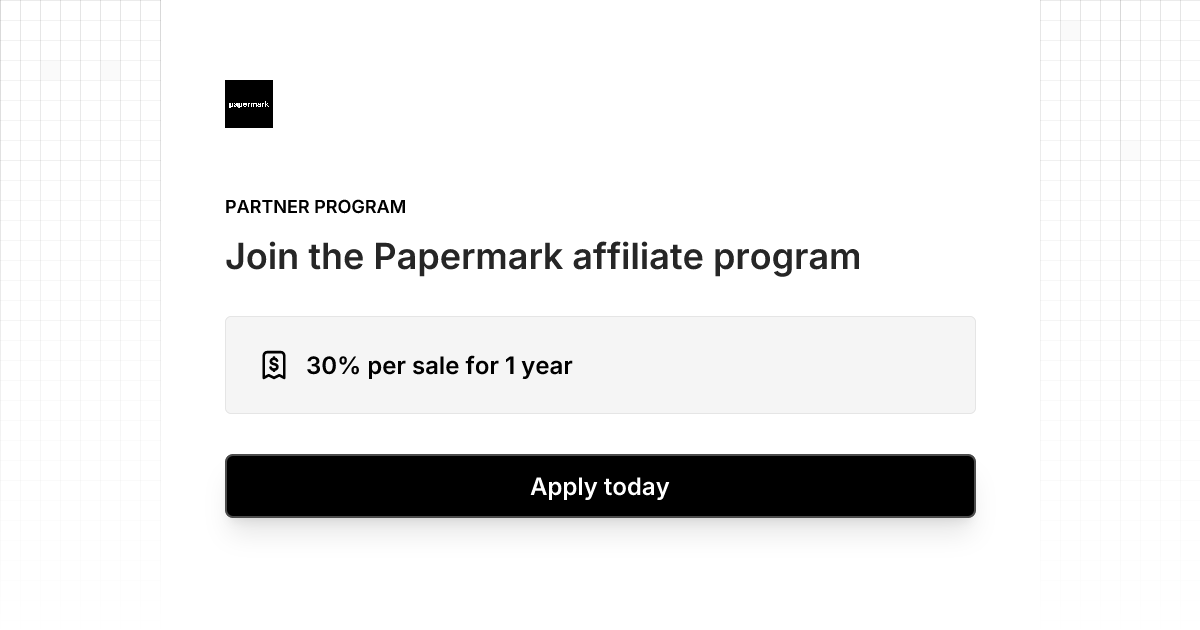 Papermark Affiliate Program | Dub